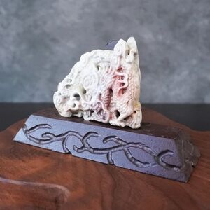 Vintage | Art | Antique Old Chinese Two Sided Dragon Phoenix Soapstone ...